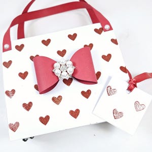 Valentine's Day Paper Purse Valentine's Day Gift Bag Valentine's Day ...