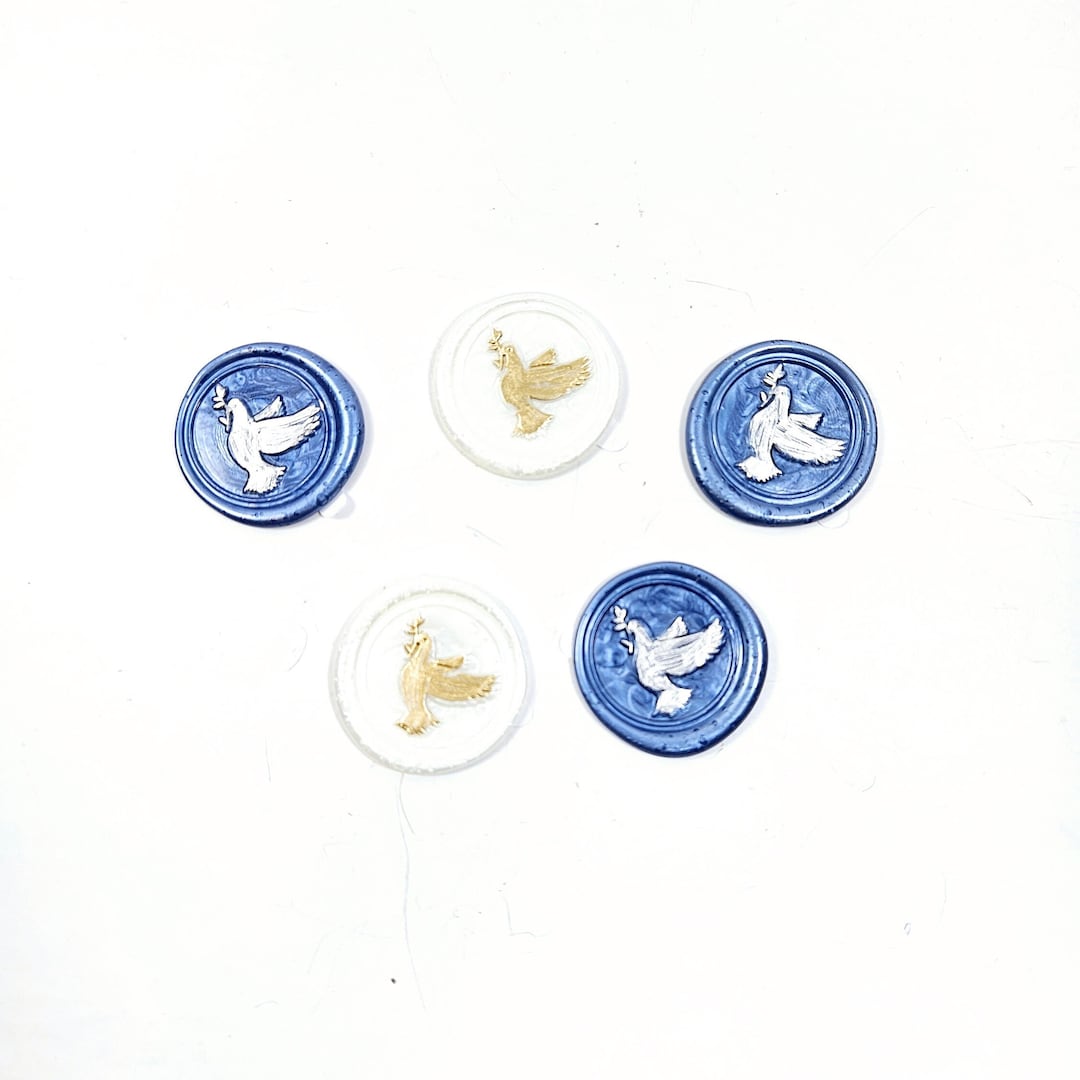 Wax Seals - Wax Seal Dove Collection - Self Adhesive Wax Seals - Dove ...