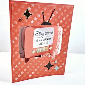 Birthday Card - Happy Birthday - Handmade Birthday Card - Retro ...