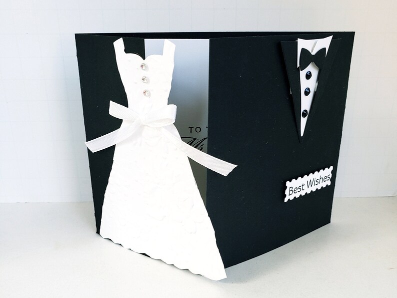Traditional Wedding Card Bride and Groom Wedding Card - Etsy