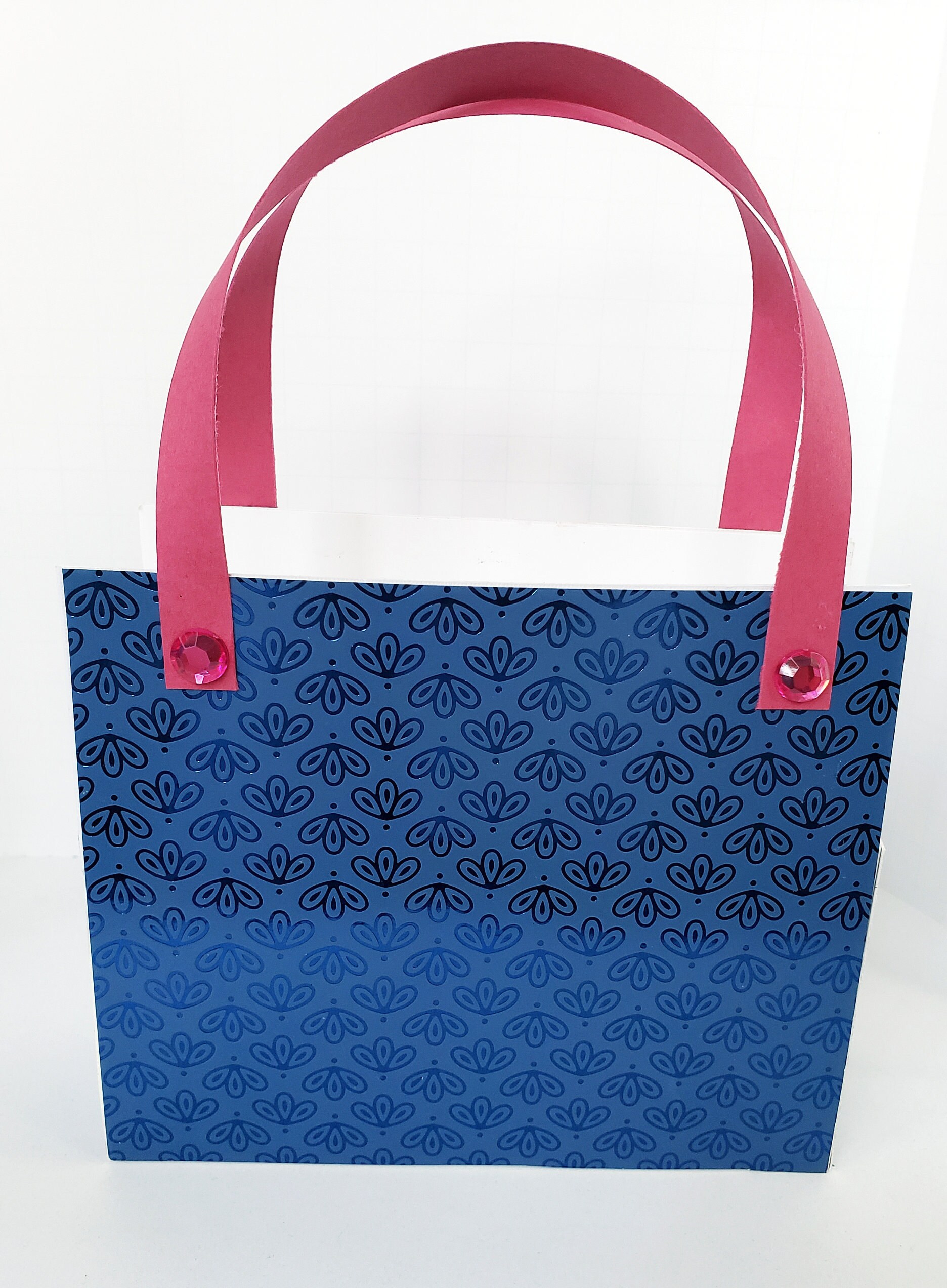 Paper Purse Gift Bag with Matching Gift Tag Gift Bag Paper | Etsy