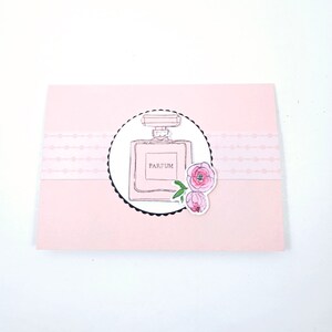 Note Cards - Feminine Note Cards - Perfume Bottle Note Cards - Set of ...