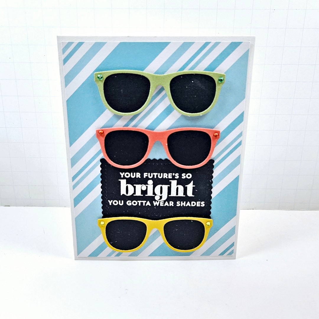 Graduation Card - Congratulations Graduate - Sunglasses - Shades ...