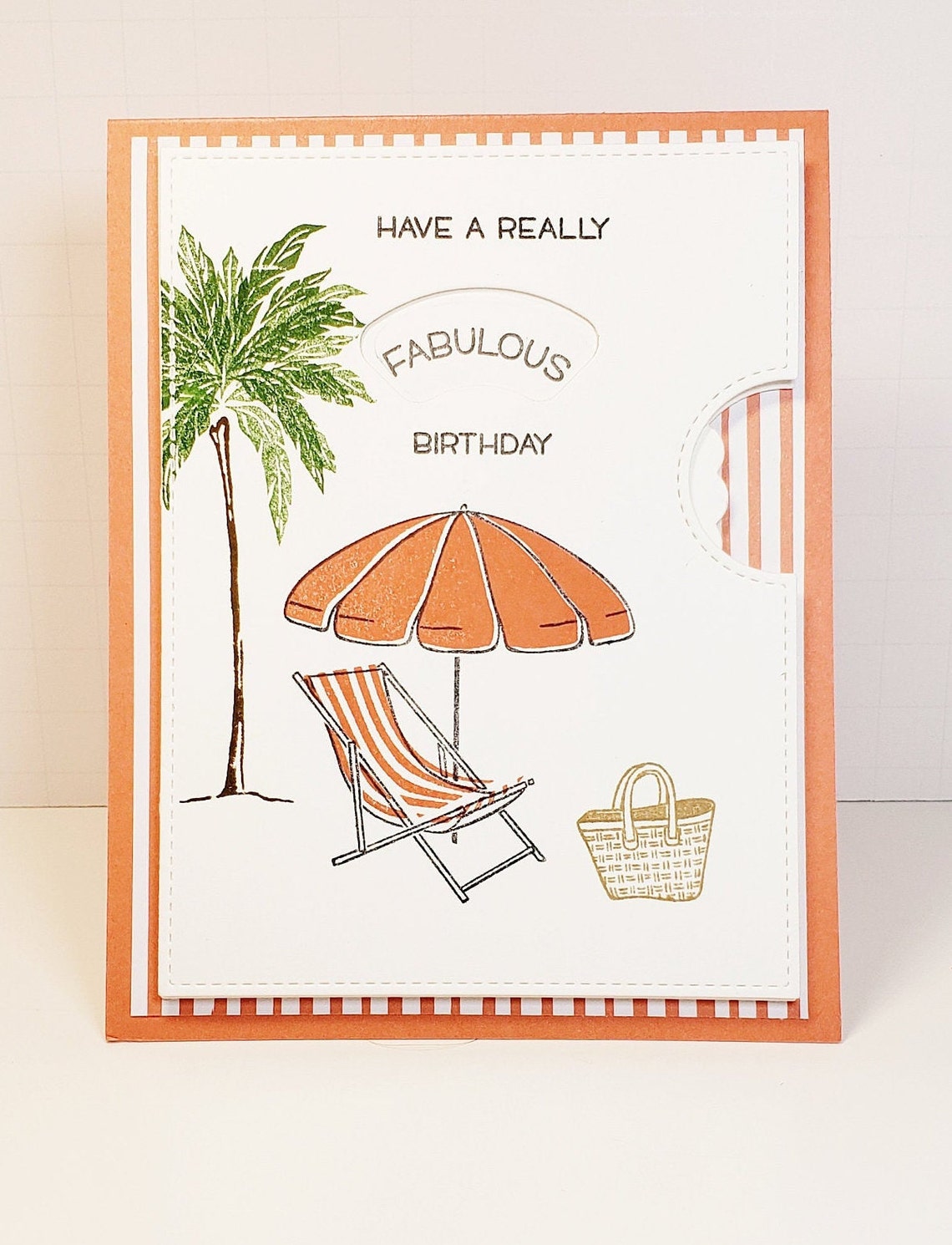 Birthday Card Interactive Birthday Card Coastal Birthday | Etsy