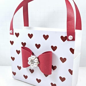 Valentine's Day Paper Purse Valentine's Day Gift Bag Valentine's Day ...