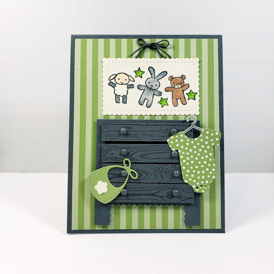 New Baby Card - Congratulations - Welcome New Baby - Gender Neutral ...
