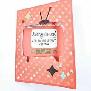 Birthday Card - Happy Birthday - Handmade Birthday Card - Retro ...