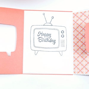 Birthday Card - Happy Birthday - Handmade Birthday Card - Retro ...