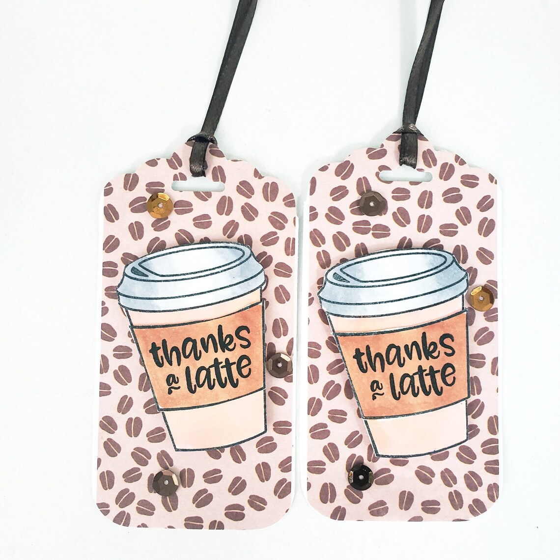Coffee Cup Gift Tags Gift Tags Birthday Gift Tags Thank - Etsy