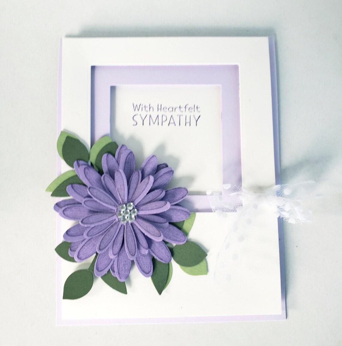 Sympathy Card Heartfelt Sympathy Floral Sympathy Daisy - Etsy