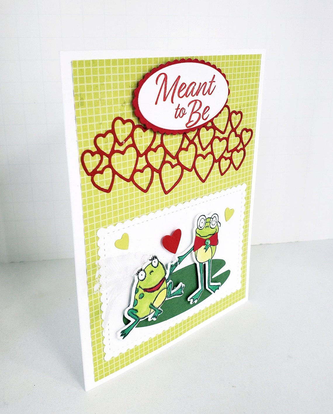 Wedding Card Frog Bride and Groom Wedding Card Green - Etsy