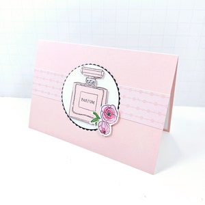 Note Cards - Feminine Note Cards - Perfume Bottle Note Cards - Set of ...