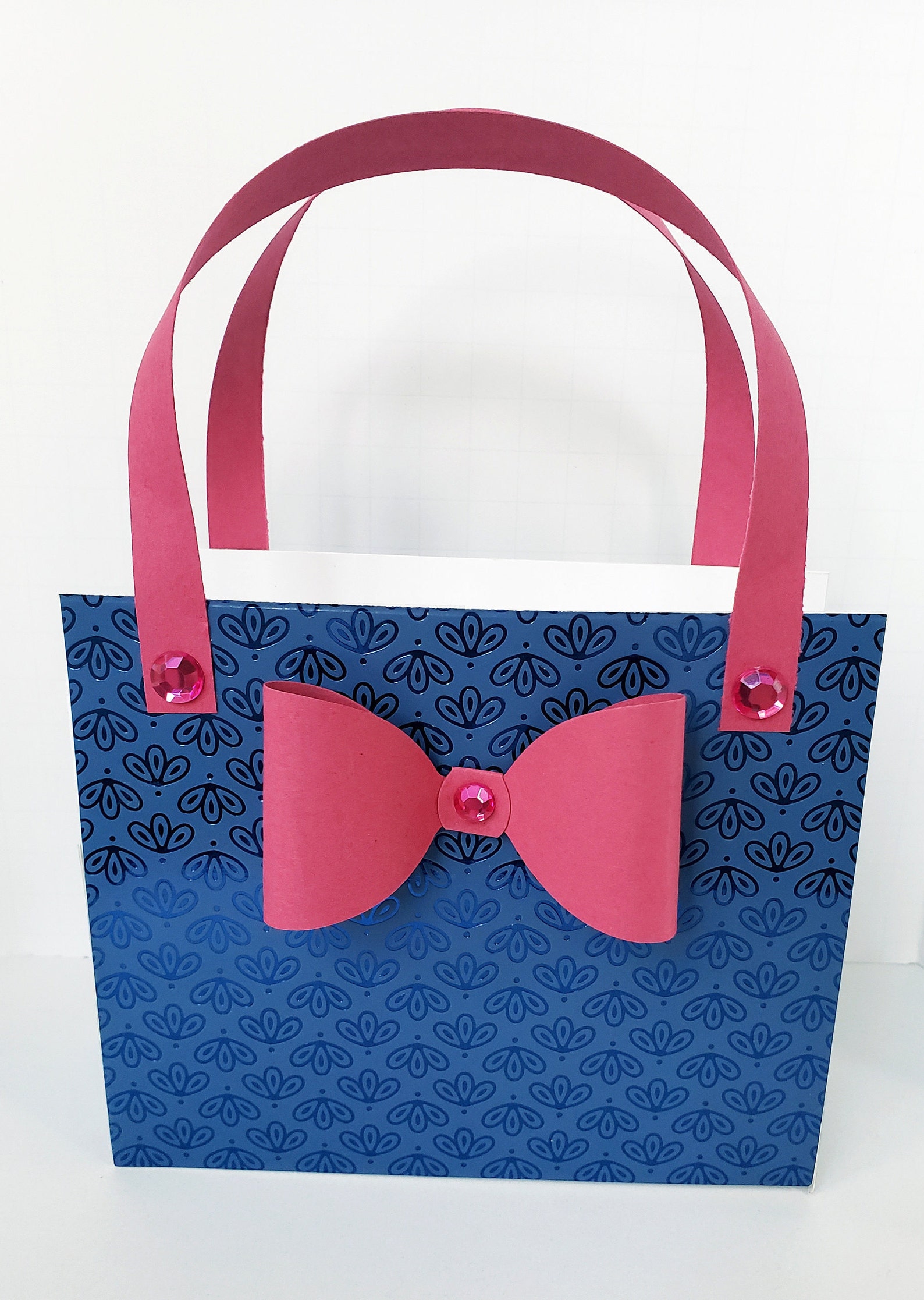 Paper Purse Gift Bag With Matching Gift Tag Gift Bag Paper - Etsy