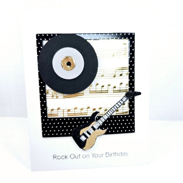 Rock N Roll Birthday Cards - Etsy