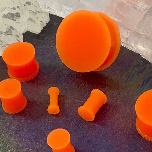 Rainbow Swirl Alien Skinz Thin Silicone Soft Ear Plugs Tunnels - Etsy