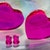 Up to 2" True Love Pastel Pink Heart Shaped Ear Plugs Gauges Tunnels ...