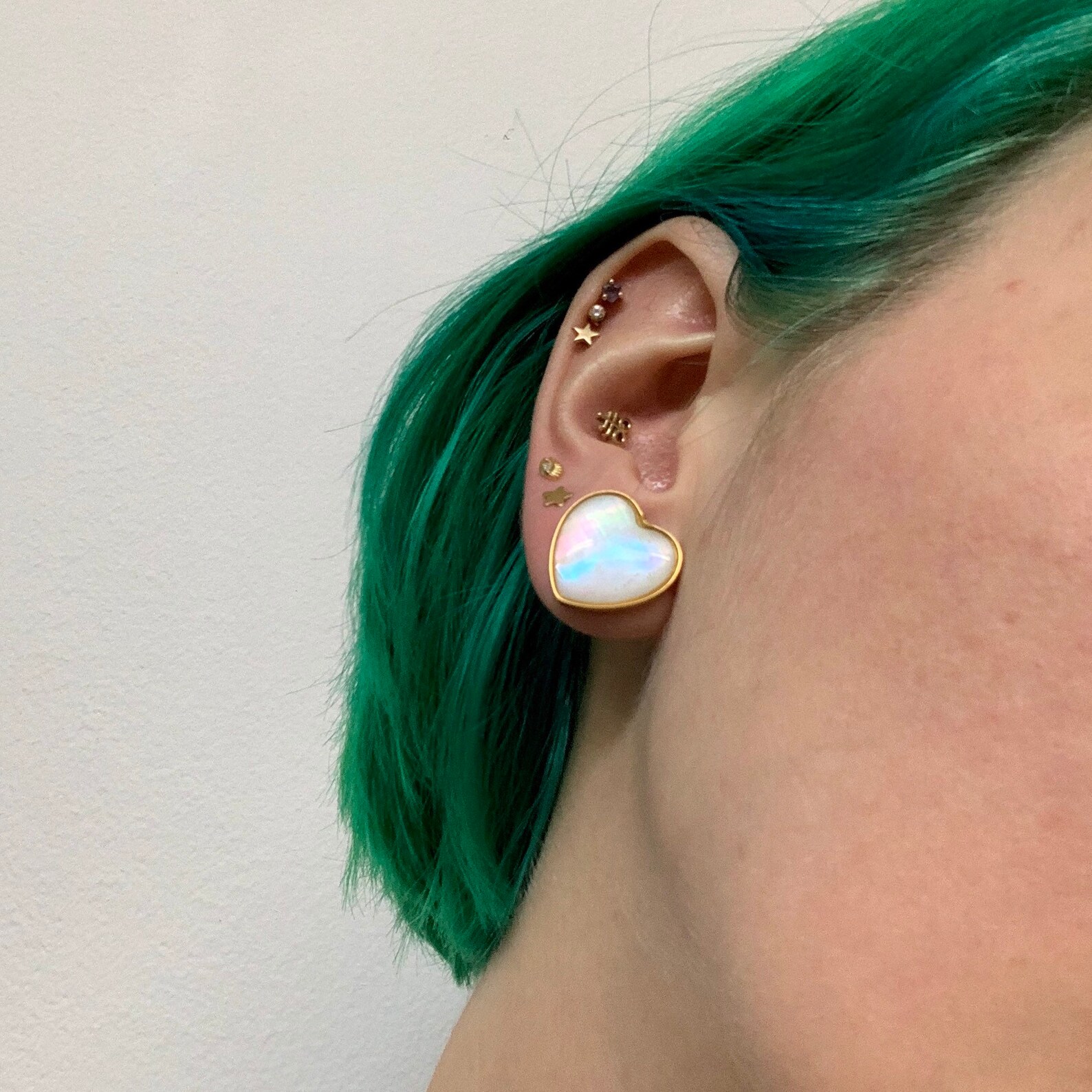 Hearts Yearning Black Steel Ear Plugs Gauges Tunnels Earrings | Etsy