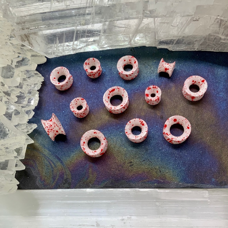 Blood Splatter Alien Skinz Red White Silicone Halloween Spooky - Etsy