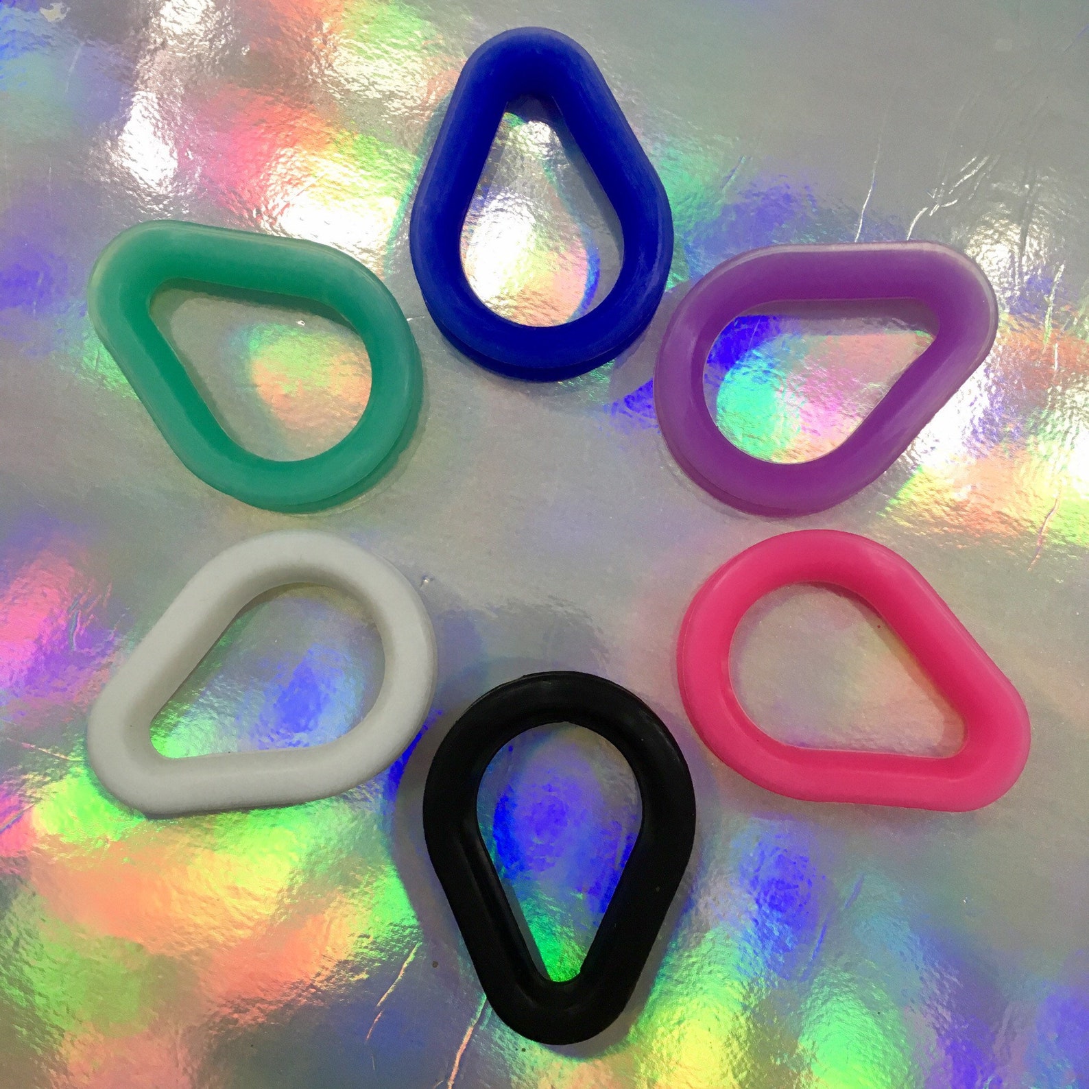 White Alien Dropz Teardrop Ear Plugs Gauges Tunnels Soft | Etsy