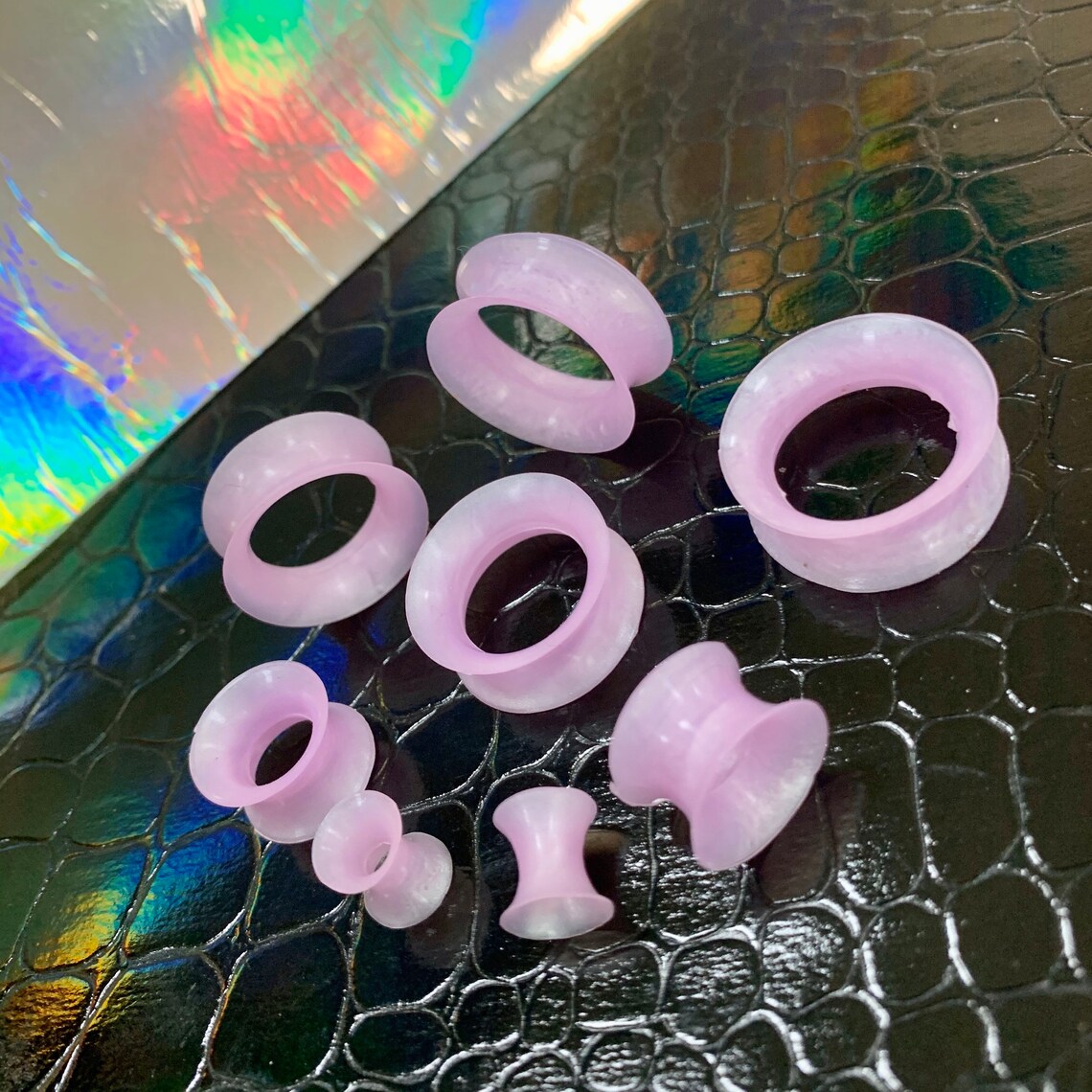 Charoite Alien Skinz Pearlescent Purple Silicone Ear Plugs - Etsy