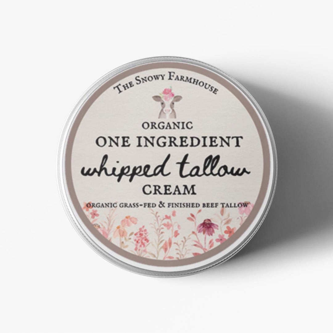 One Ingredient Whipped Tallow Cream | Organic Grass-fed & Finished Beef ...