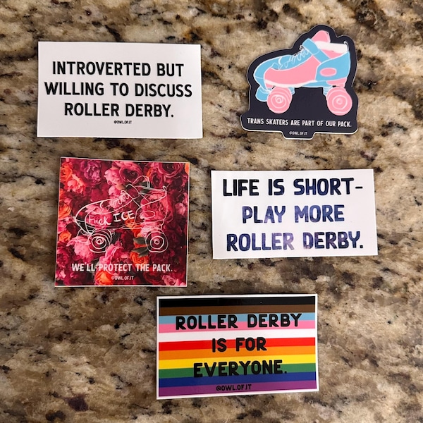 Roller Derby Sticker - Etsy