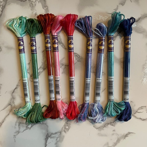 Dmc Variegated Floss - Etsy