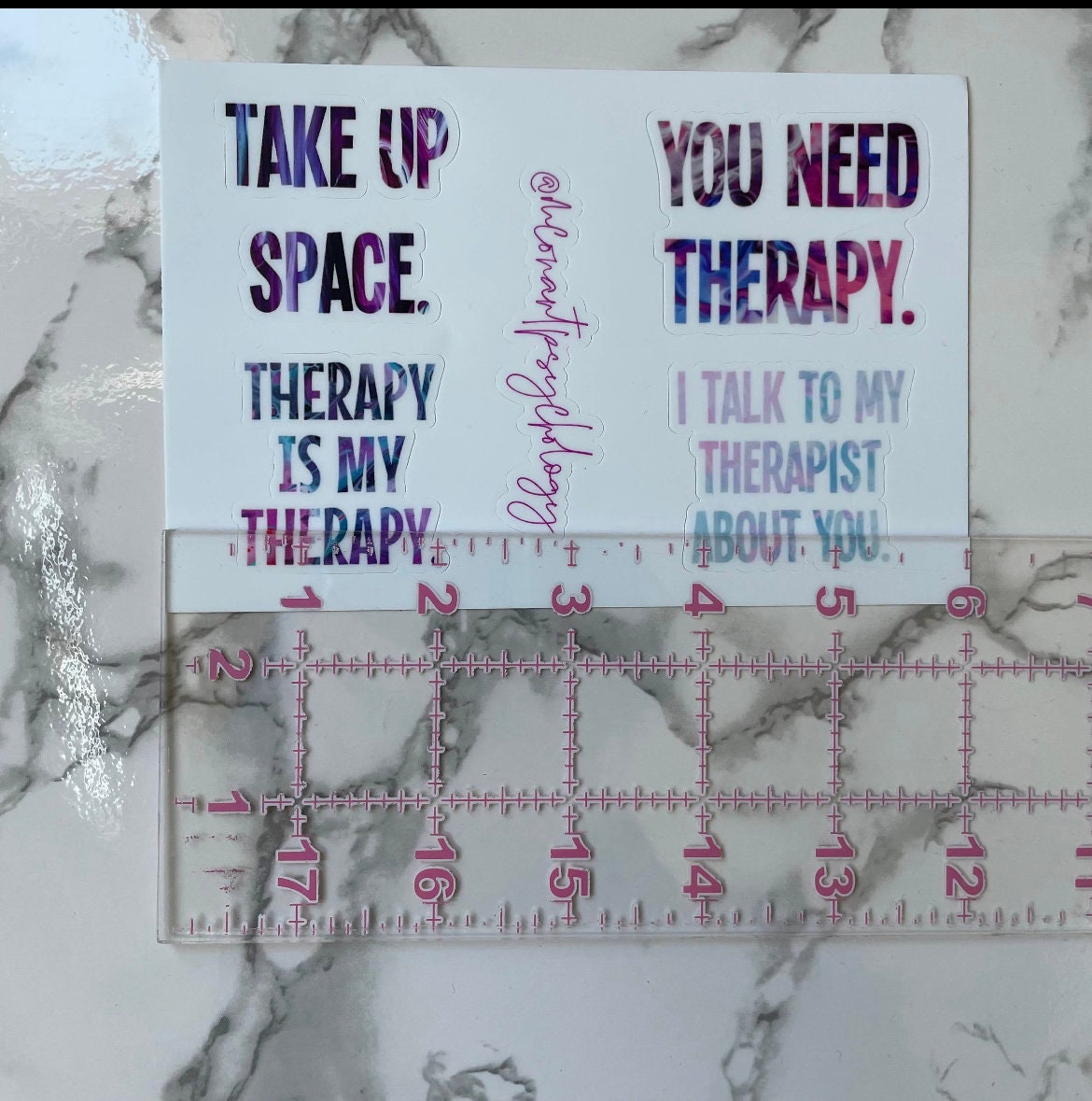 Therapy and Mental Health Stickers I Talk to My Therapist - Etsy
