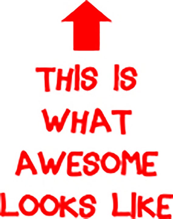 This is what awesome looks like svg and studio | Etsy