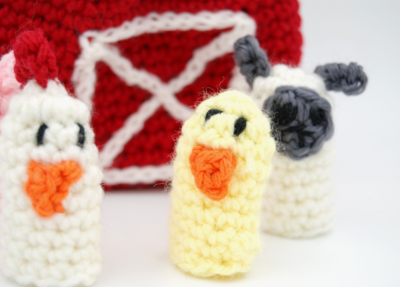 Farm Themed Finger Puppets and Bag Farm Animal Toy Set Kid - Etsy