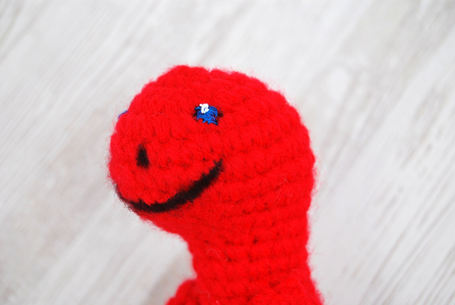 Red Dinosaur Stuffy Red Crochet Dino Plush Plush Dinosaur - Etsy