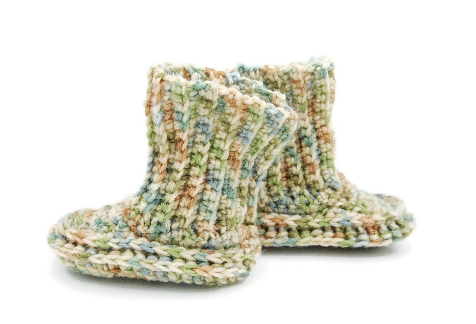 Gender Neutral Foldover Baby Booties Toddler Slippers Baby | Etsy