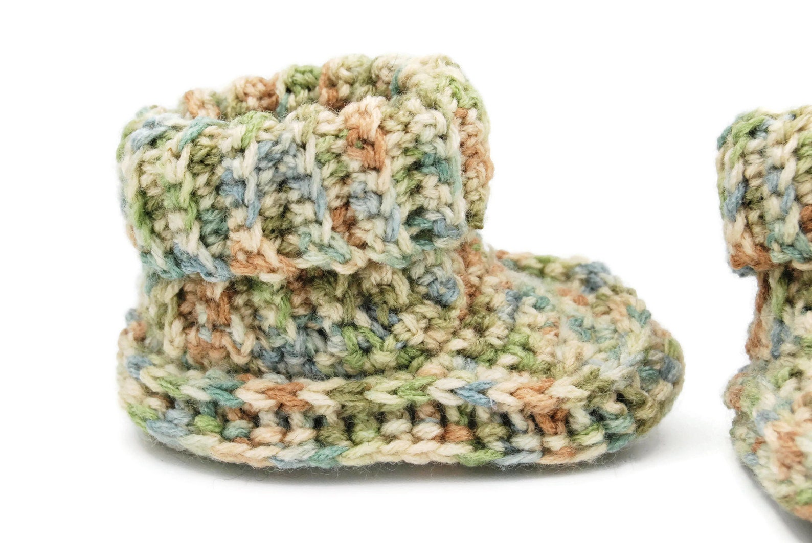 Gender Neutral Foldover Baby Booties Toddler Slippers Baby | Etsy