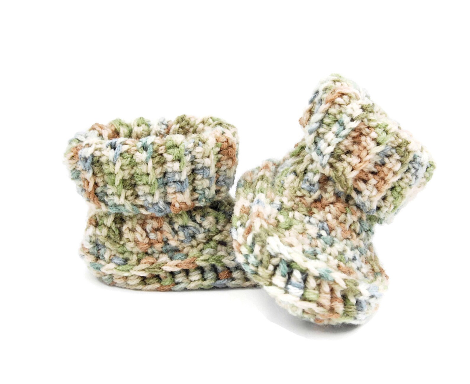 Gender Neutral Foldover Baby Booties Toddler Slippers Baby | Etsy