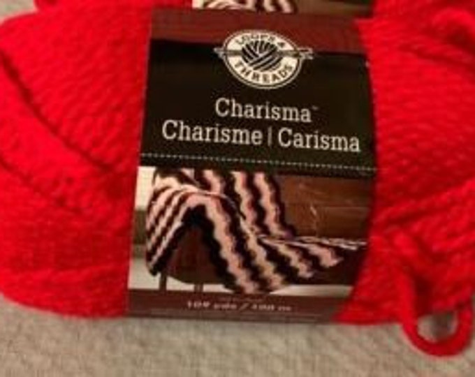 Loops and Threads Charisma Basic Bulky Acrylic in True Red - Etsy