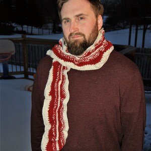 Bacon Scarf, Food Scarf, Bacon Lover, Crochet Bacon Scarf. Crochet Food ...