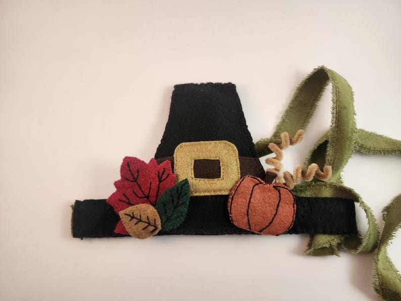 DIY Felt Pilgrim Headband: Costumes & Dress up Sewing Tutorial (digital ...