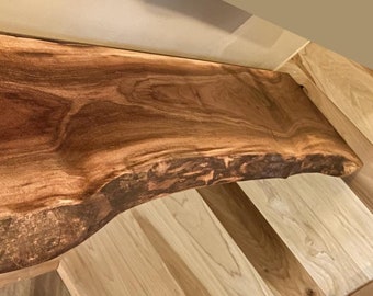 Live Edge Walnut Shelf - Etsy