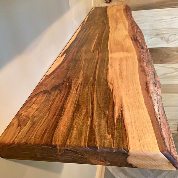 48" Live Edge Shelf - Etsy