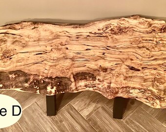 Live Wood Coffee Table | Etsy