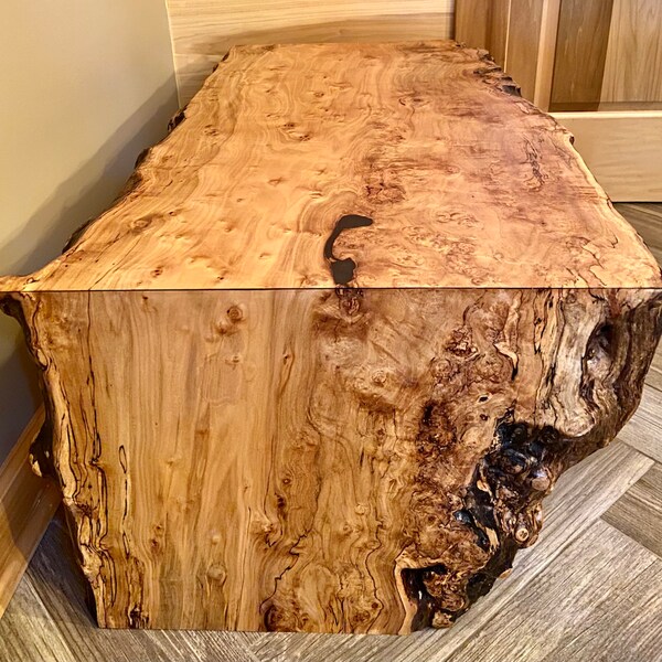 Wood Waterfall Coffee Table - Etsy