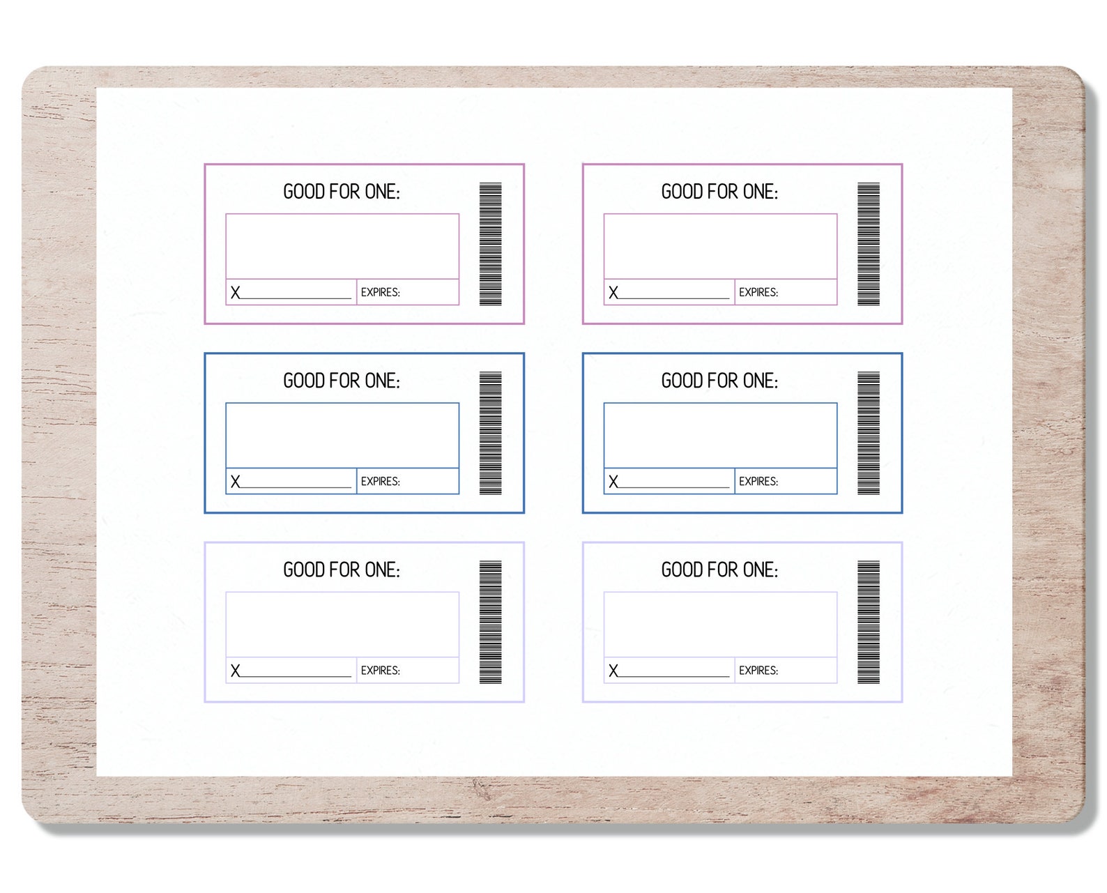 Printable Love Coupons color Set 2 Digital DIY Coupons | Etsy