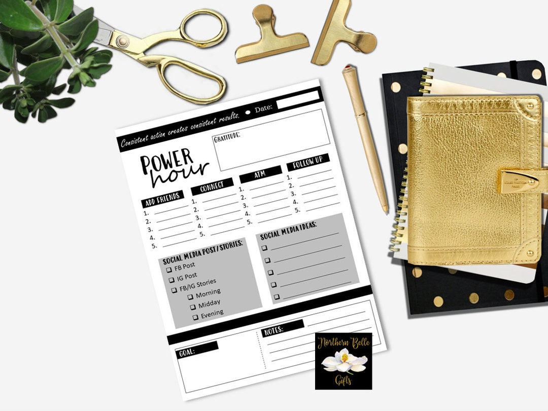 Power Hour Printable - Etsy