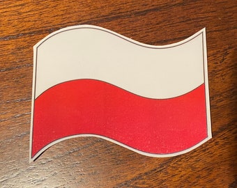 Polska 01 Poland Seal Sticker Round Flag for Laptop Book Fridge Guitar ...
