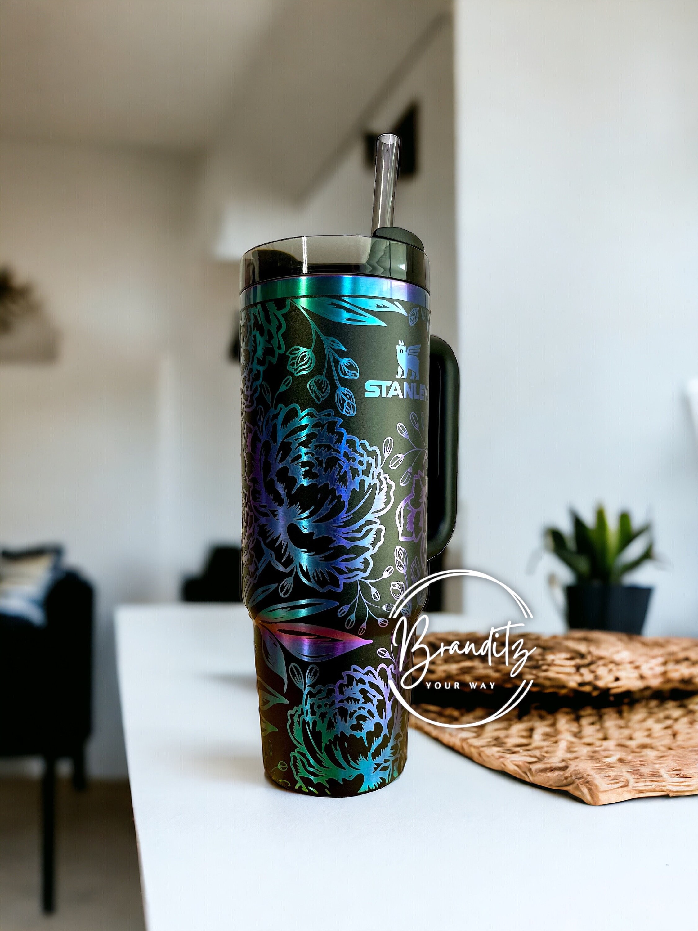 LIMITED EDITION - Stanley Black Chroma - Peony Vibes - Stanley 30oz and ...
