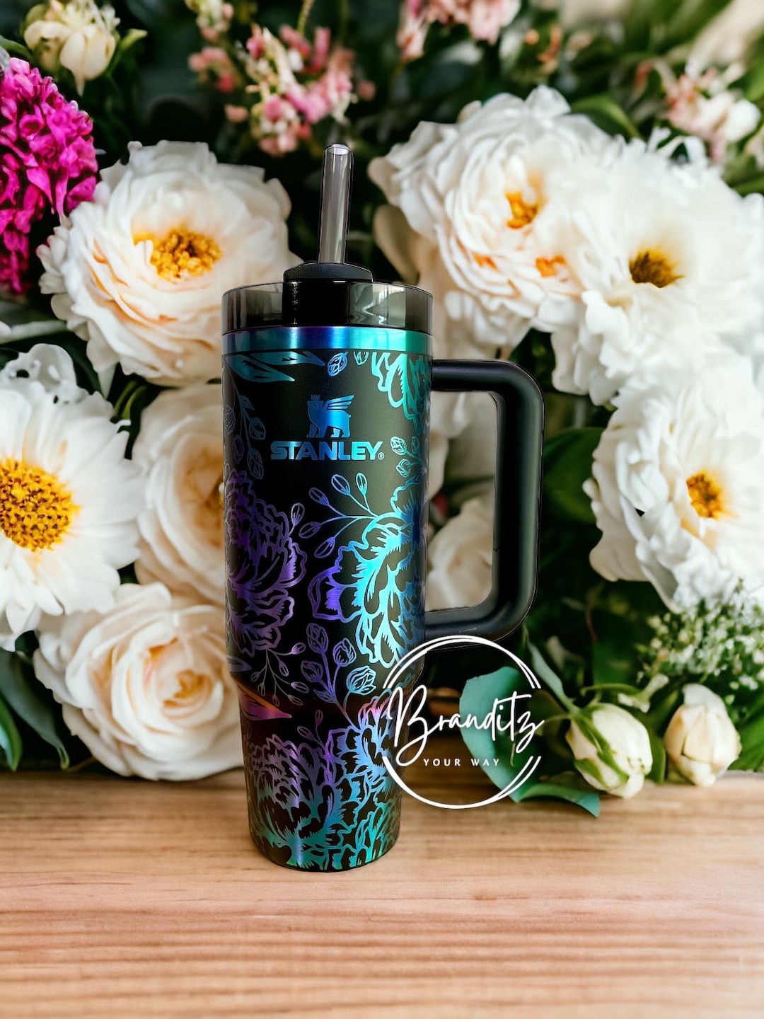 LIMITED EDITION - Stanley Black Chroma - Peony Vibes - Stanley 30oz and ...