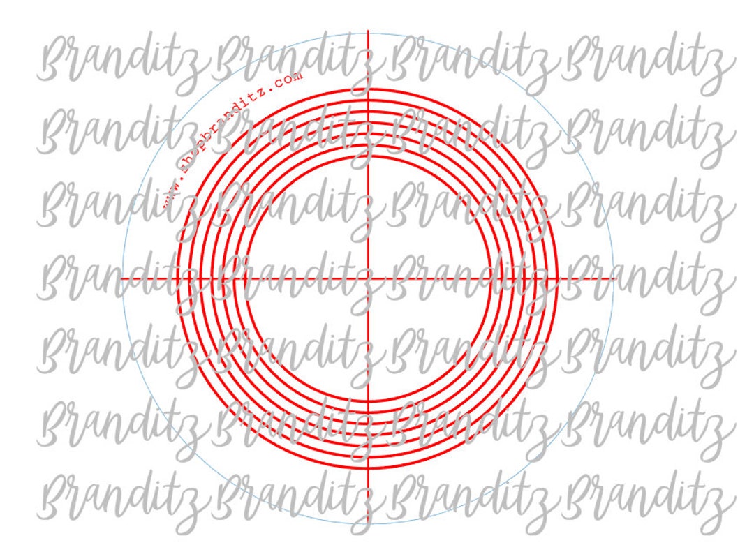 DIGITAL FILE - Circle Jig for Marking Centers of Tumblers - Etsy