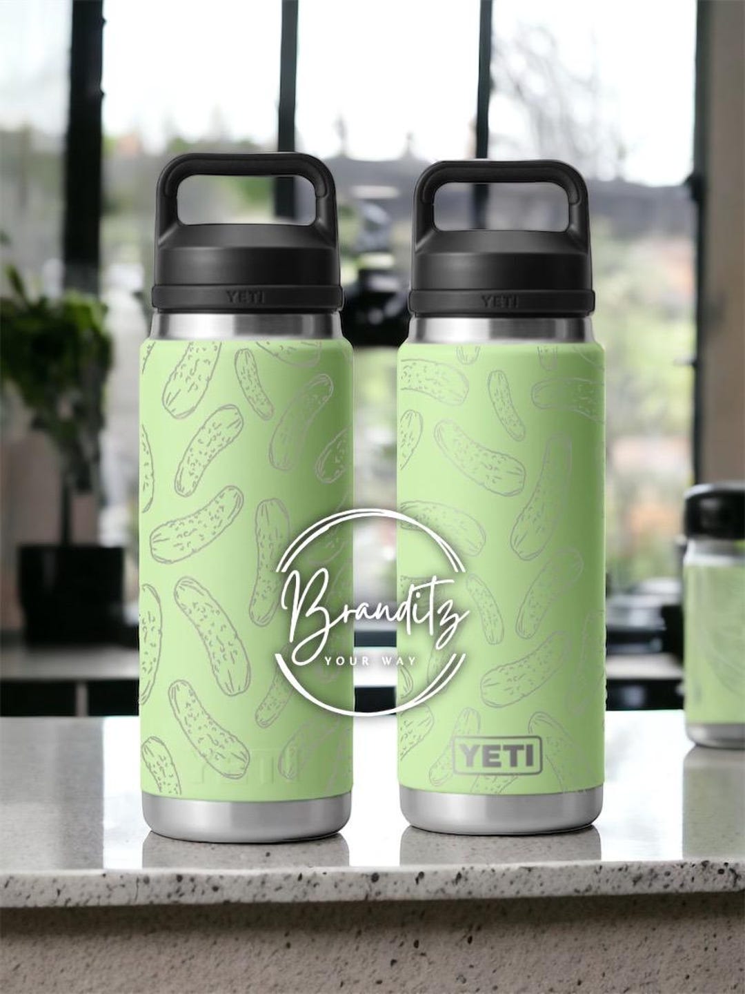 YETI Key Lime - Pickled Vibes - 26oz Rambler Bottle With Chug Cap ...