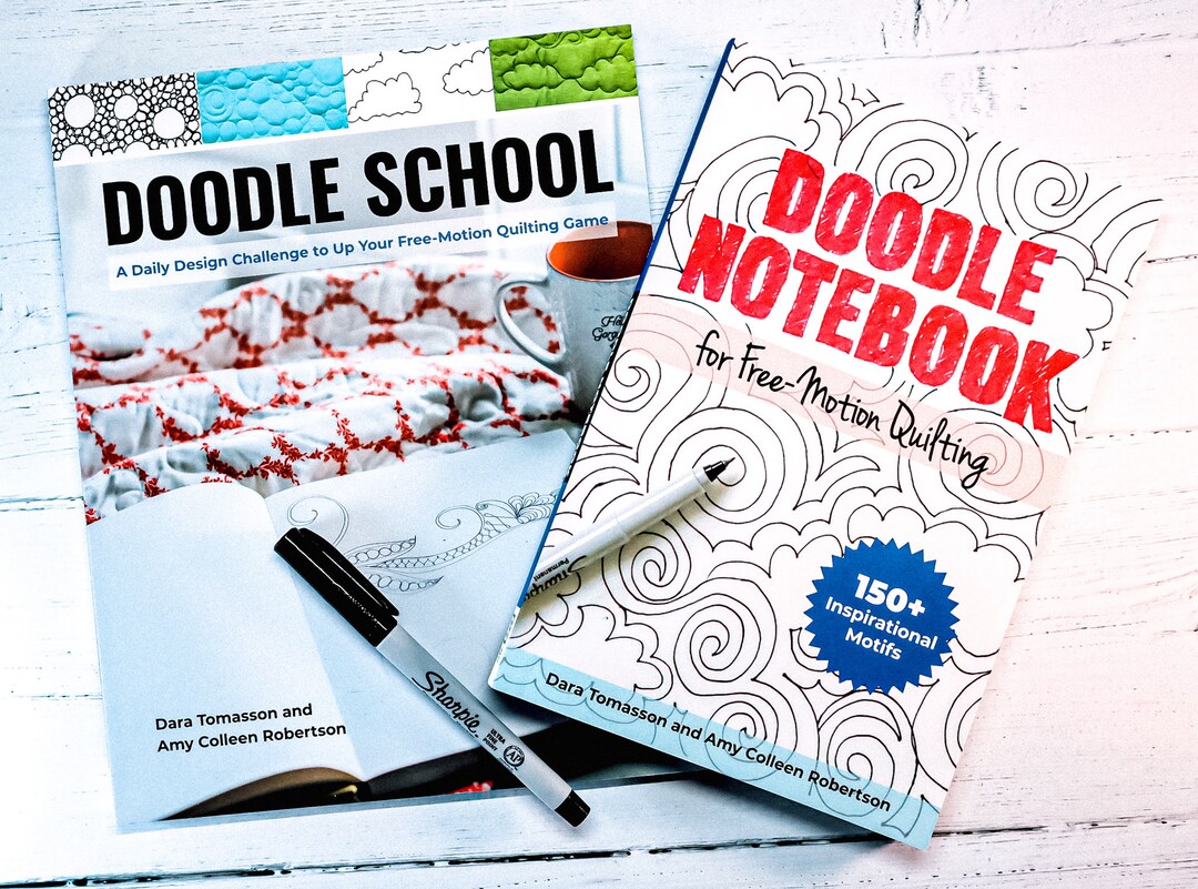 Doodle School Set - "doodle School," and "doodle Notebook." - Etsy