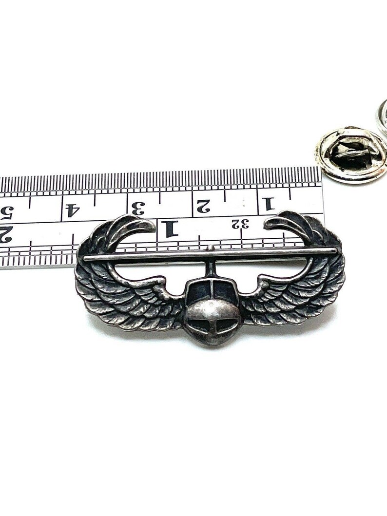 US Army Air Assault Badge Pin Oxidized Silver - Etsy